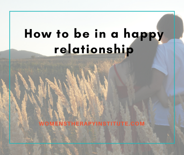 How to be in a happy relationship