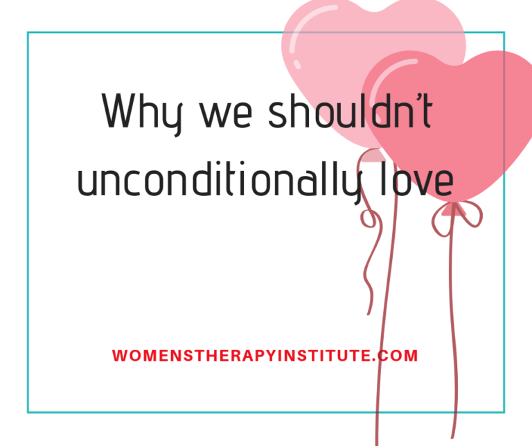 Why we shouldn’t unconditionally love