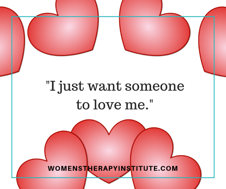 ‘I just want someone to love me’