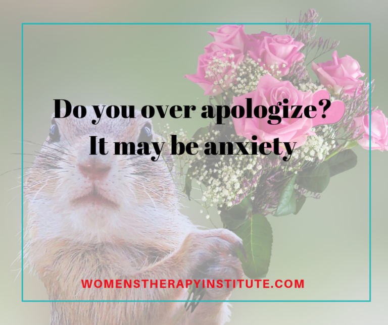 Do you over apologize? It may be anxiety