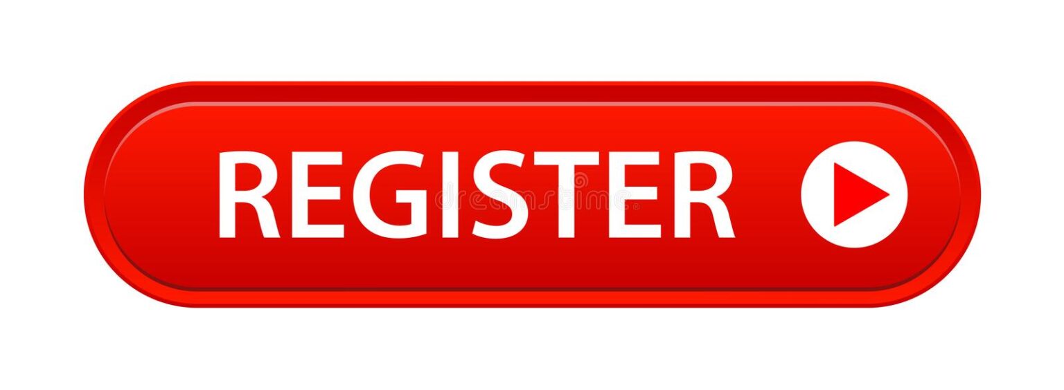 vector-illustration-register-red-web-button-icon-isolated-white ...